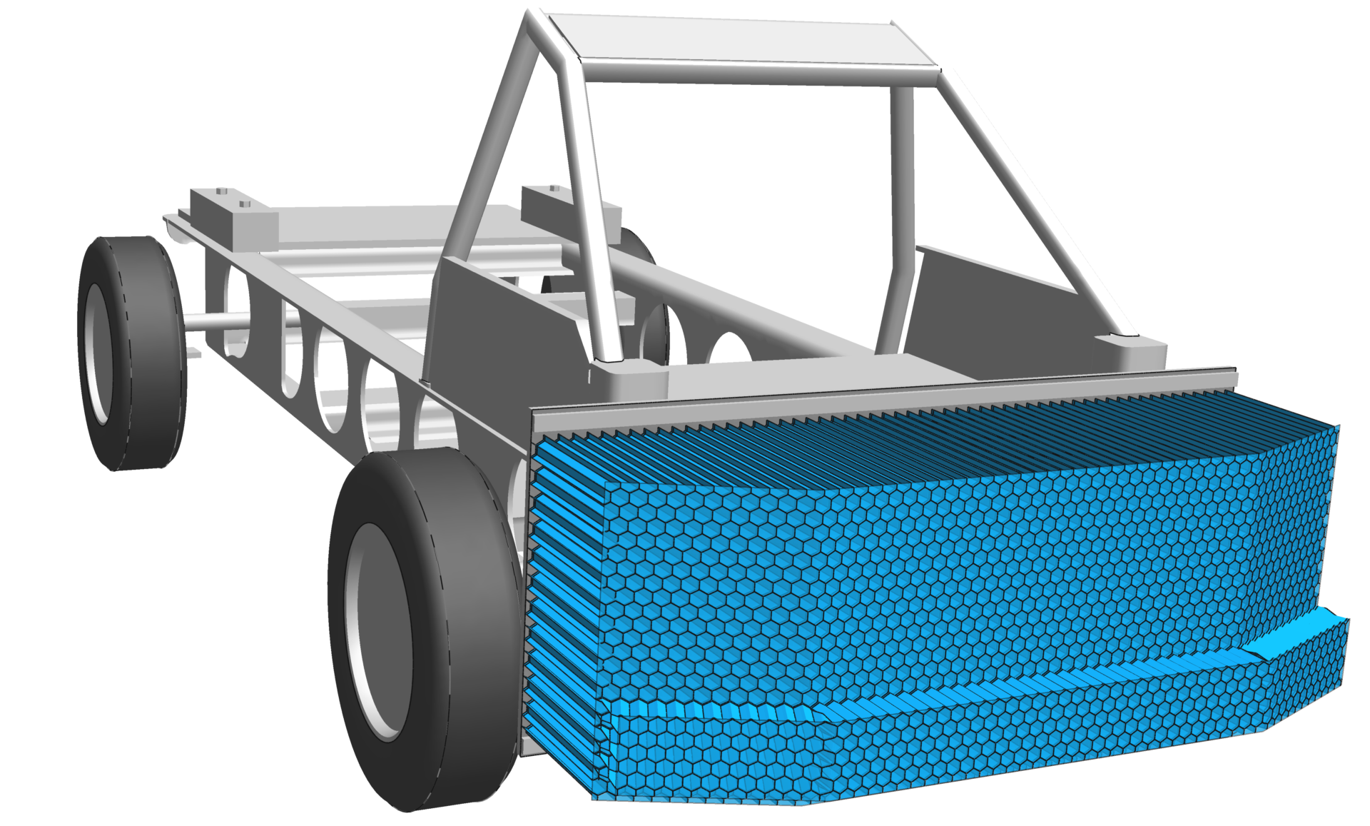 Arup Cellbond Barrier Models - IIHS Side Impact Barrier (Spec. 2.0) - Oasys LS-DYNA Environment