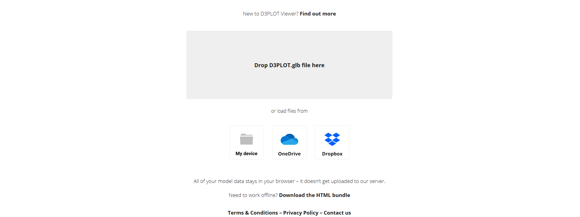 Single-click Sharing Links and Dark Theme - Oasys LS-DYNA Environment